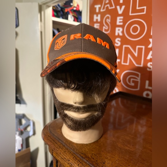 New Era | Accessories | Vintage Dodge Ram Orange Brown Hat 9s | Poshmark
